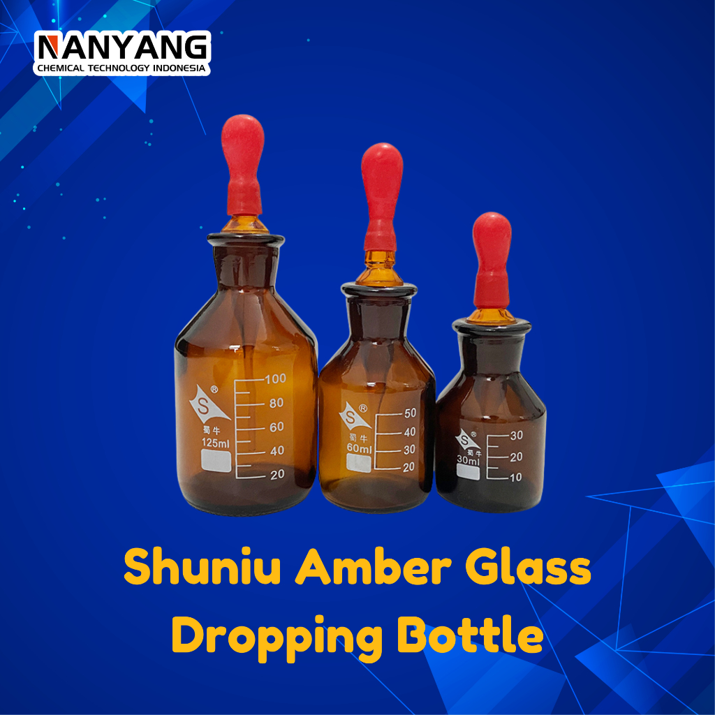 Jual SHUNIU Amber Glass Dropping Bottle / Botol Tetes Coklat 30ml Alat ...