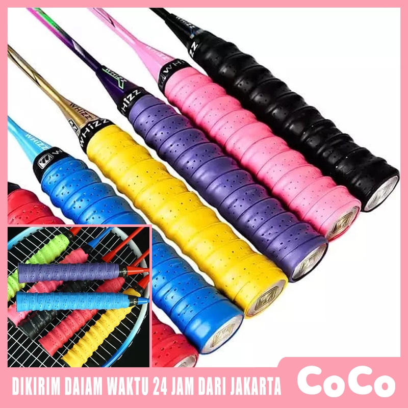 Jual Grip Raket Badminton Karet Grip Tulang Bulutangkis Anti Slip/ Grip ...