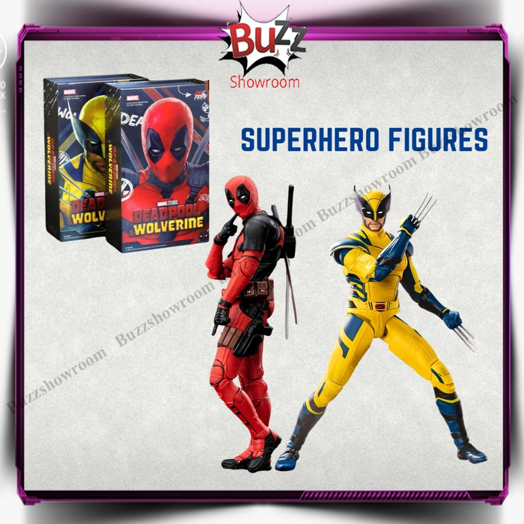 Jual ZD Toys Action Figure Marvel Deadpool Wolverine 7" X-men 7inch Xmen | Shopee Indonesia