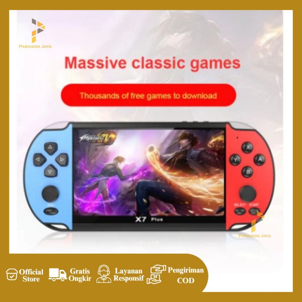 Jual Video Game X7 Plus Console 5.5 Inch Portable Retro Handheld ...