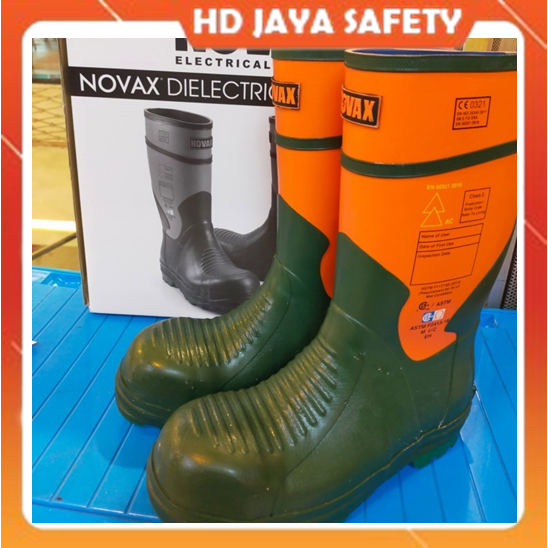 Jual Sepatu Safety Anti Listrik Merek NOVAX 20KV Original - Safety ...