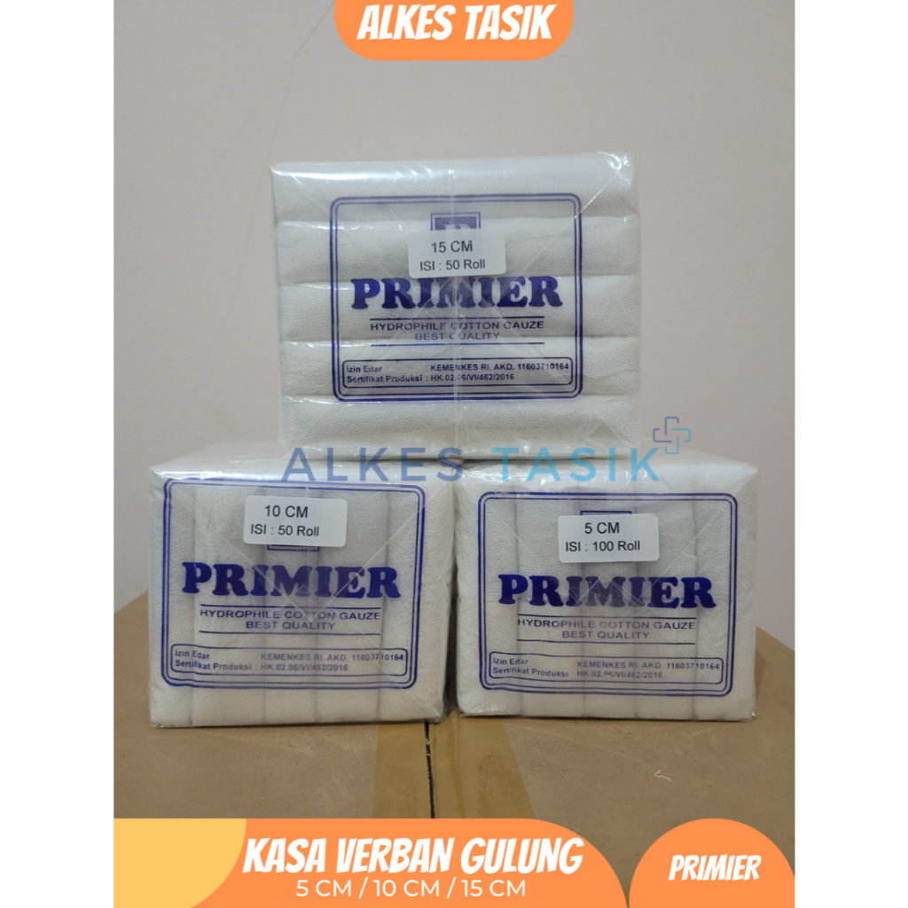 Jual Kasa Verban Gulung Primier / Kasa Perban Gulung Murah 5 CM 10 CM ...