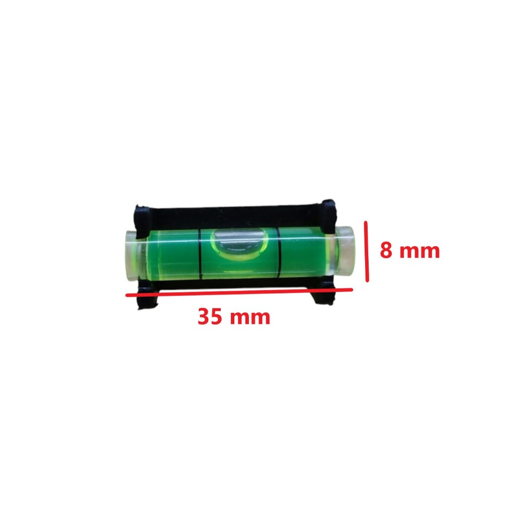 Jual Bubble Level Silinder 8 x 35 mm Spirit Levelling Waterpas ...