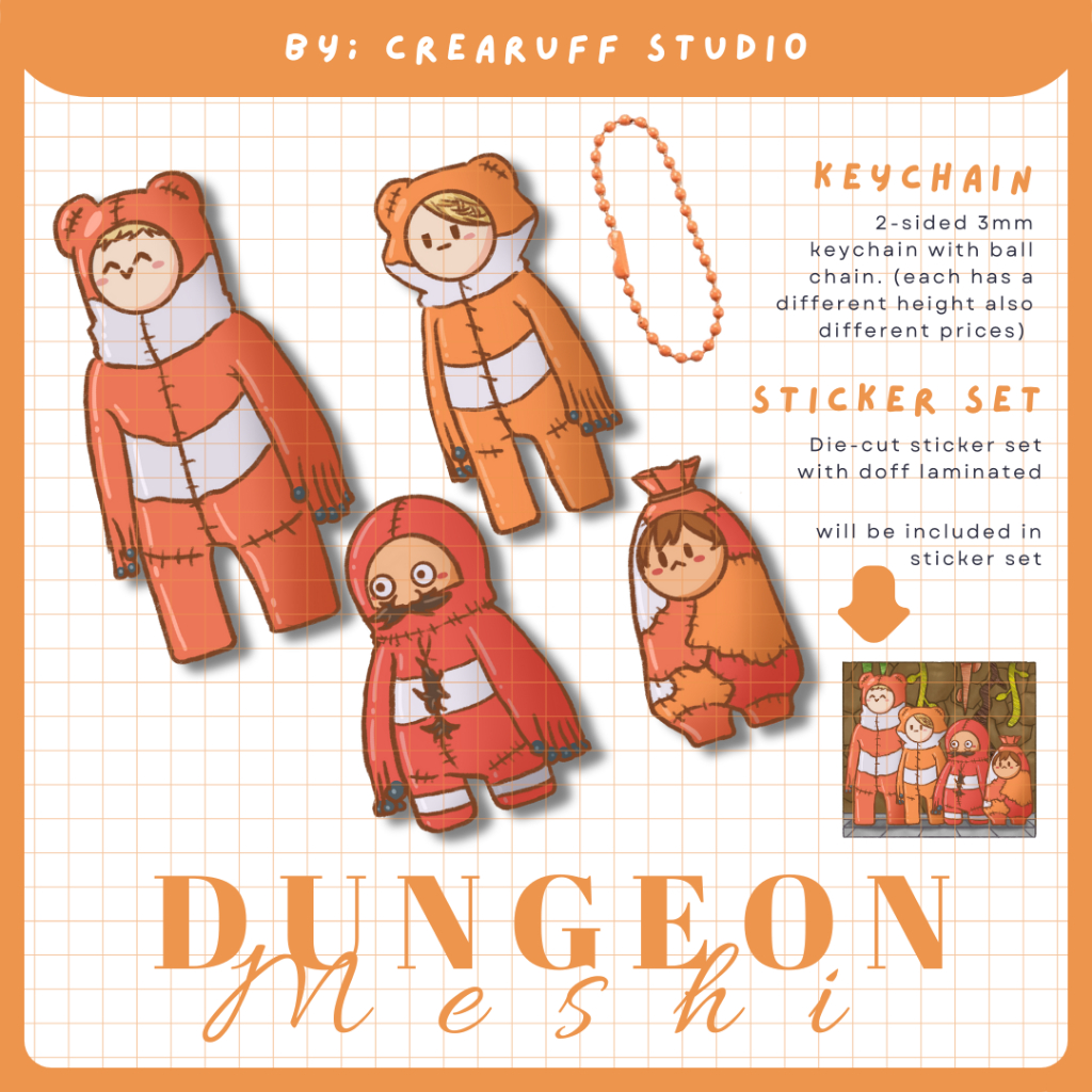 Jual [CREARUFF STUDIO] Dungeon Meshi | Dunmeshi Froggie Costume ...