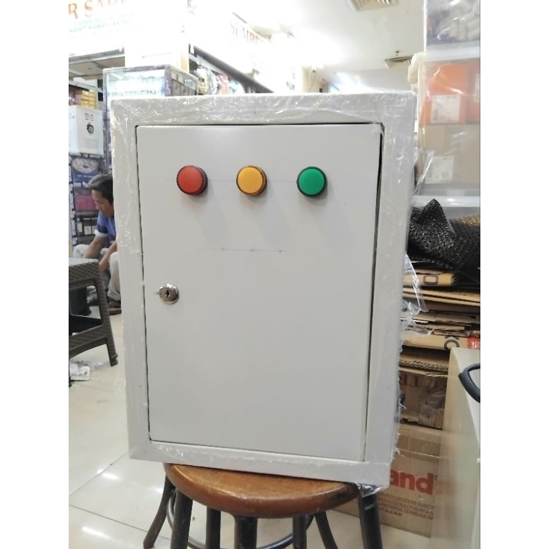Jual Box Panel INDOOR 30x40x18 + Pilot lamp R S T ( merah,kuning,hijau ...