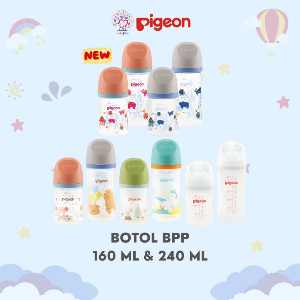 Jual Pigeon Botol BPP Wide Neck 160ml / 240ml Botol Susu ASI Anak Bayi ...