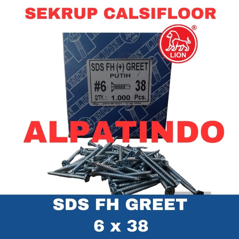 Jual Sekrup Calsifloor 6 x 38 / Sekrup Rofing Obeng / Sekrup Listplank ...