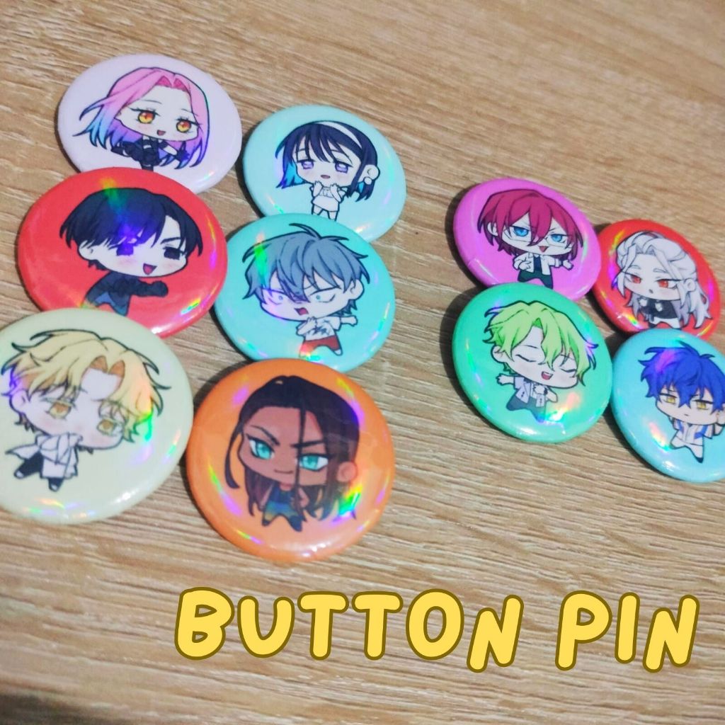 Jual Ensemble Stars ALNST Alien Stage Button Pin Fanmerch Eden Nagisa ...