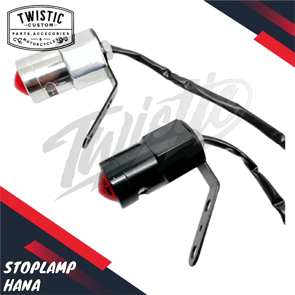 Jual Stoplamp Lampu Rem Hana Motor W175 W250 Custom Bobber Universal ...