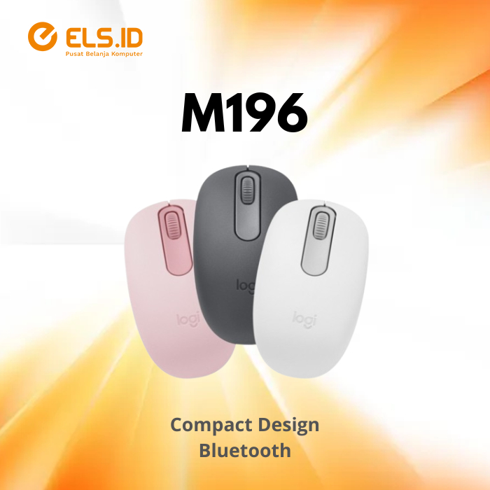 Jual Logitech M196 Mouse Wireless Bluetooth | Shopee Indonesia