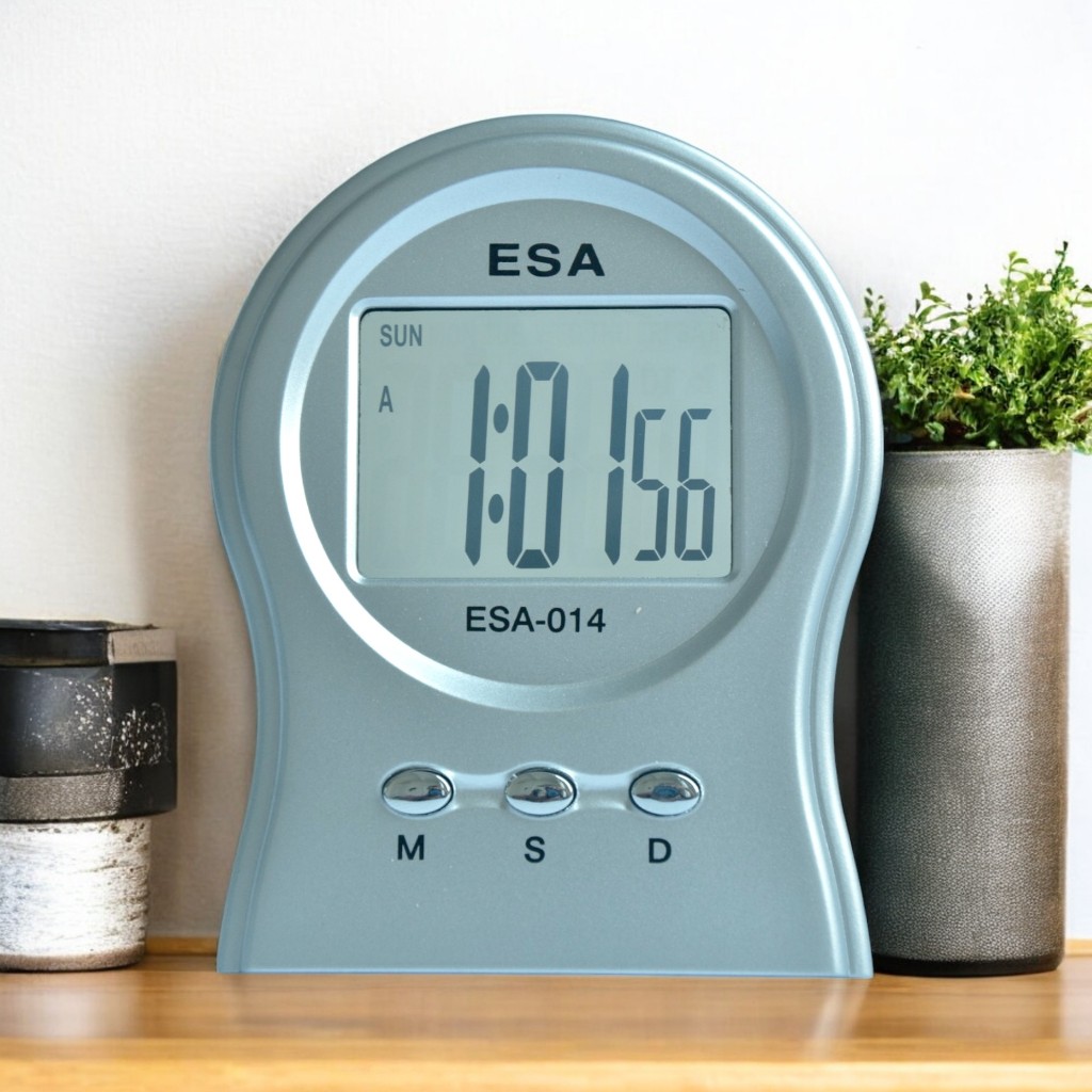 Jual ESA Jam Weker Digital Alarm Clock Model Transparan 014 | Shopee ...