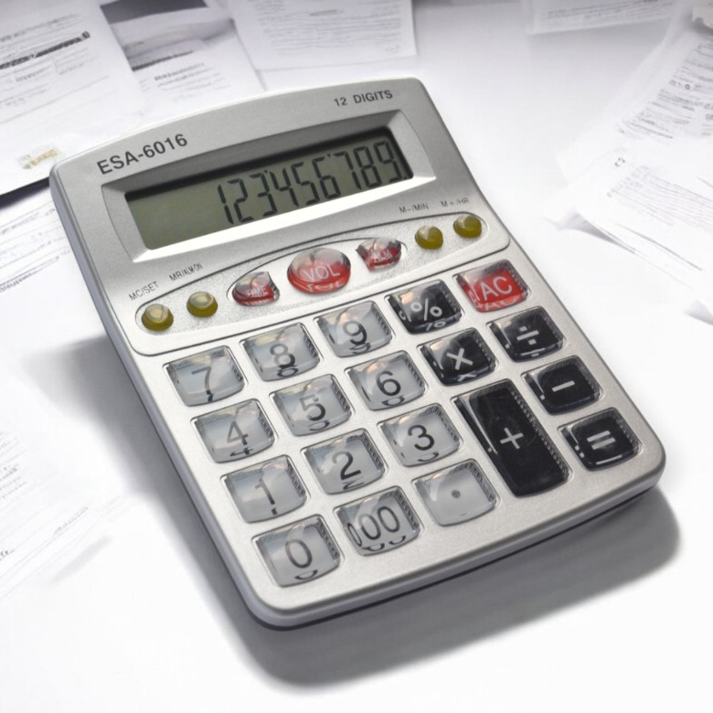 Jual ESA Kalkulator 12 Digits Talking Calculator Dengan Alarm Clock Dan ...