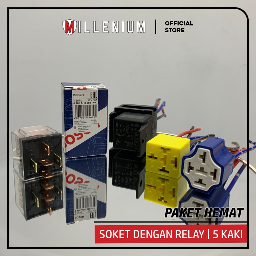 Jual Soket Relay Keramik Socket Cable Relay Ceramic Rumah Relay Kaki 5 ...