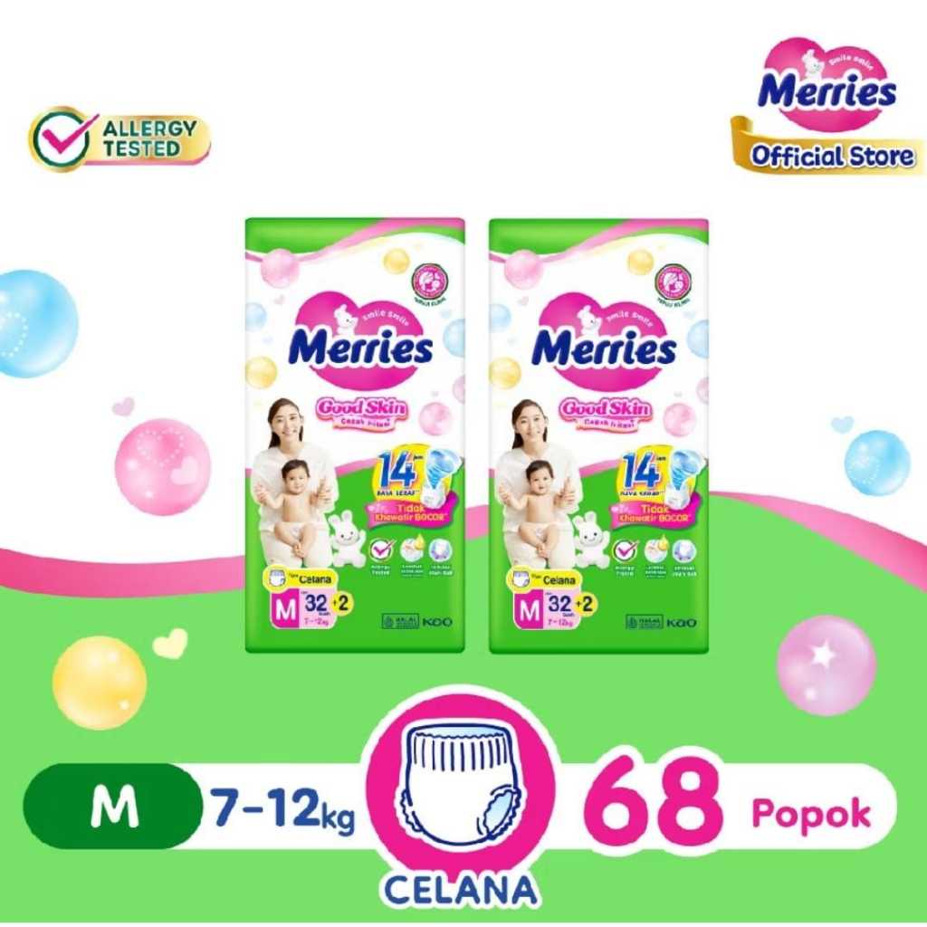 Jual Merries Good Skin Pants M32+2 / L28+2 / XL26 / XXL28 / M48 / L44 ...