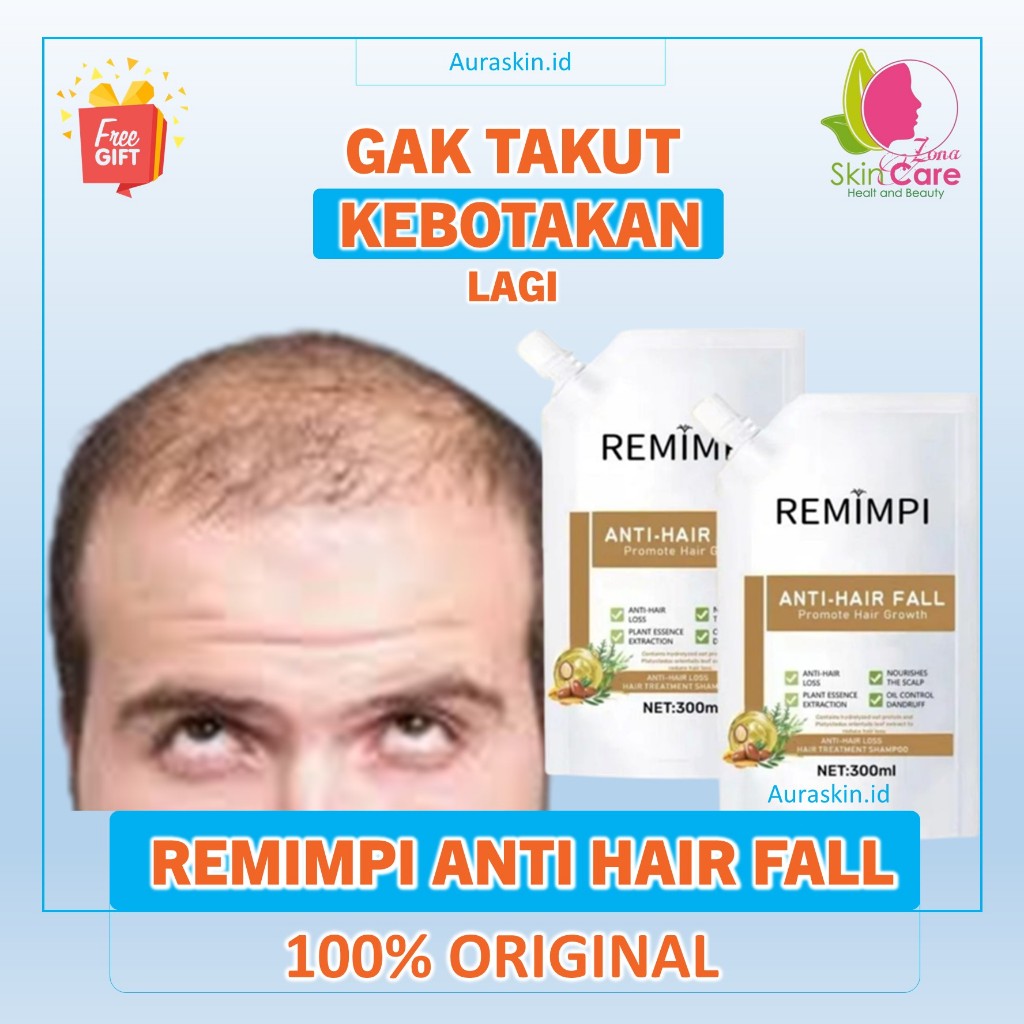 Jual ( 2 PCS ) REMIMPI Shampoo Perawatan Rambut Rontok & Penumbuh ...