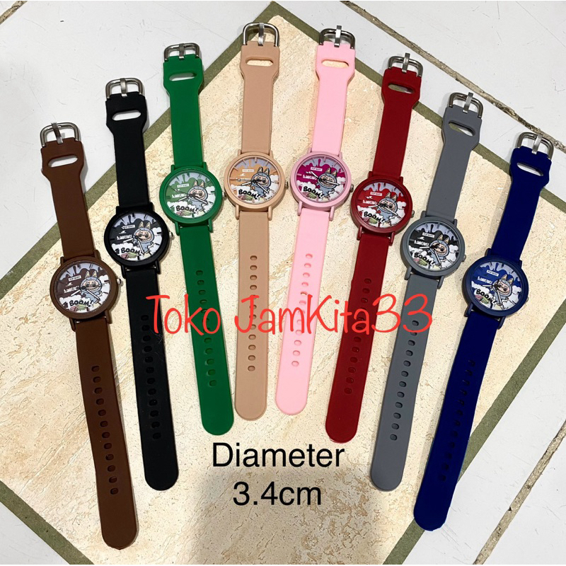 Jual Jam Tangan LABUBU,,Jam Tangan Anak SD/SMP/REMAJA Viral Labubu ...