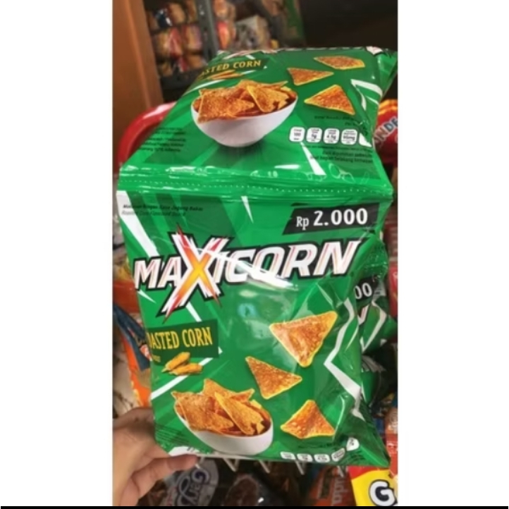 Jual SNACK MAXICORN ROASTED CORN 1 RENCENG (10 X 20 gram) | Shopee ...