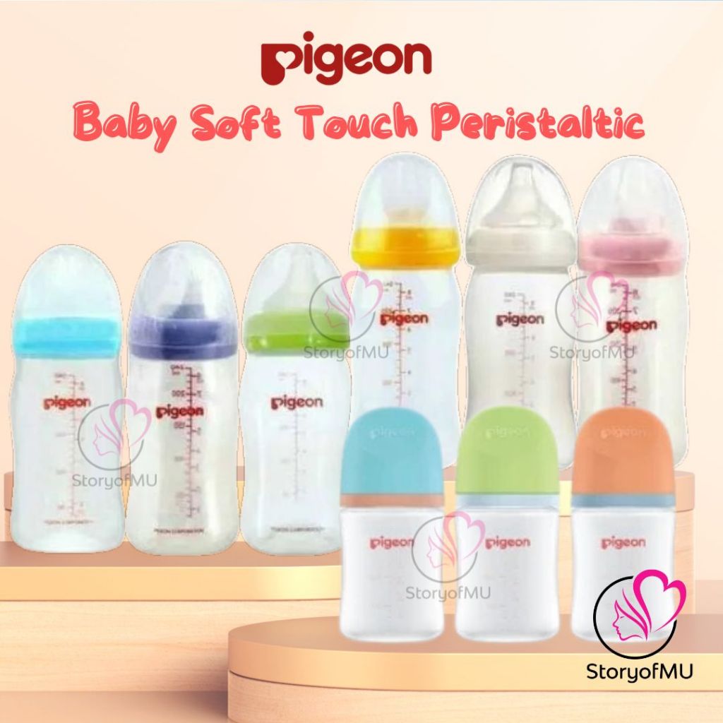 Jual ️ StoryofMU ️ [JUAL SATUAN] PIGEON BABY SofTouch PP Nipple Wide Neck 160ml 240ml - Botol ...