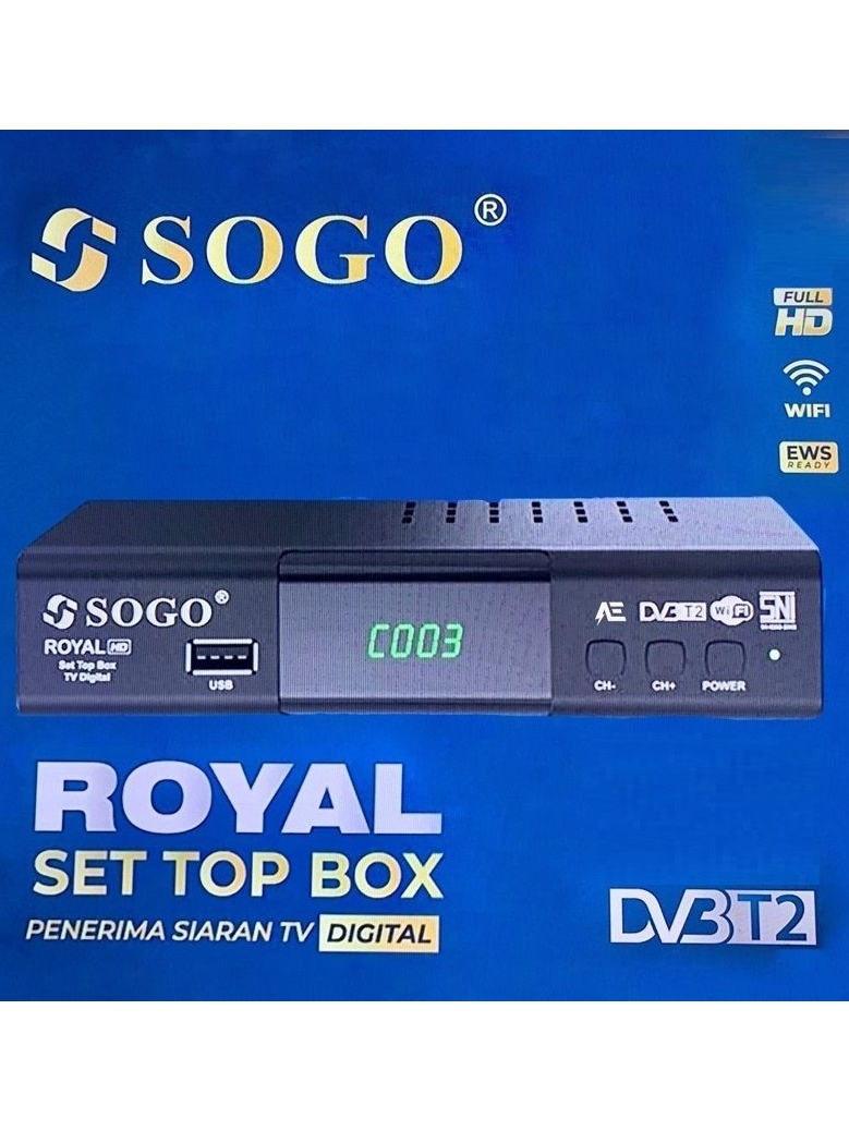 Jual SOGO STB/SET TOP BOX DIGITAL RECEIVER PLUS KABEL HDMI | Shopee Indonesia