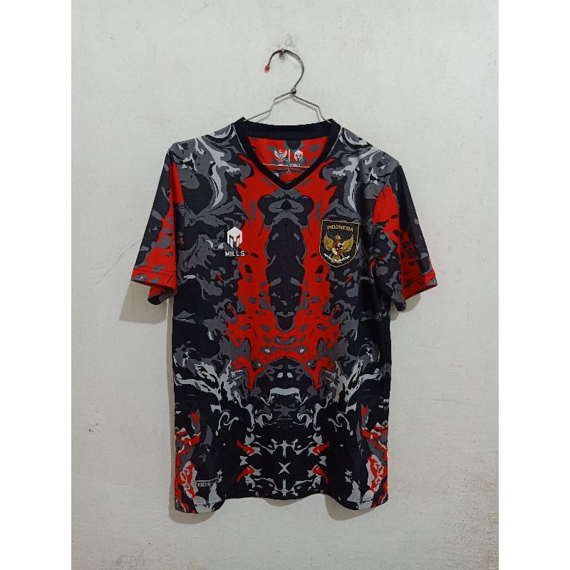 Jual Jersey Timnas Indonesia PSSI Prematch Training Home Original Mills ...