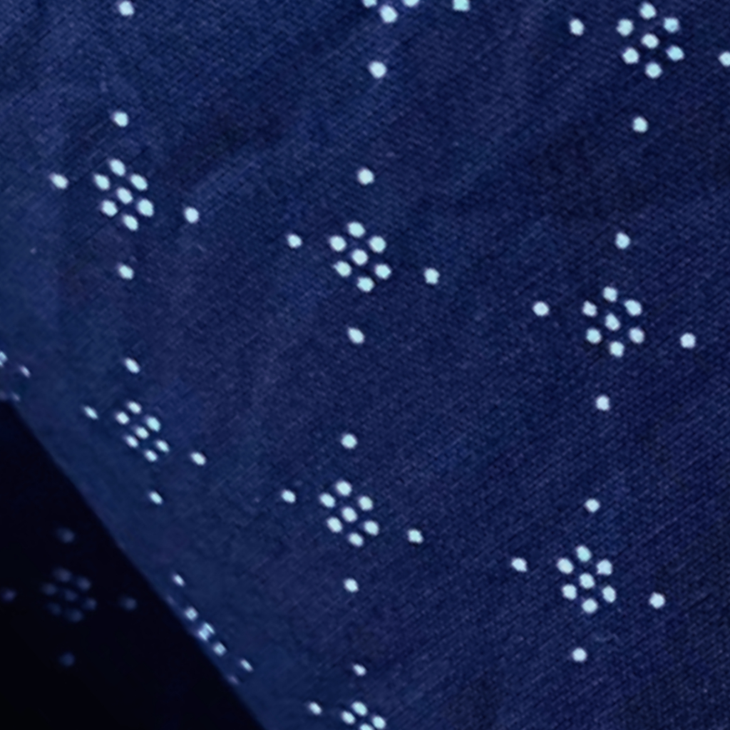 Jual Kain Batik Print Halus Warna Biru Motif Salju | Shopee Indonesia