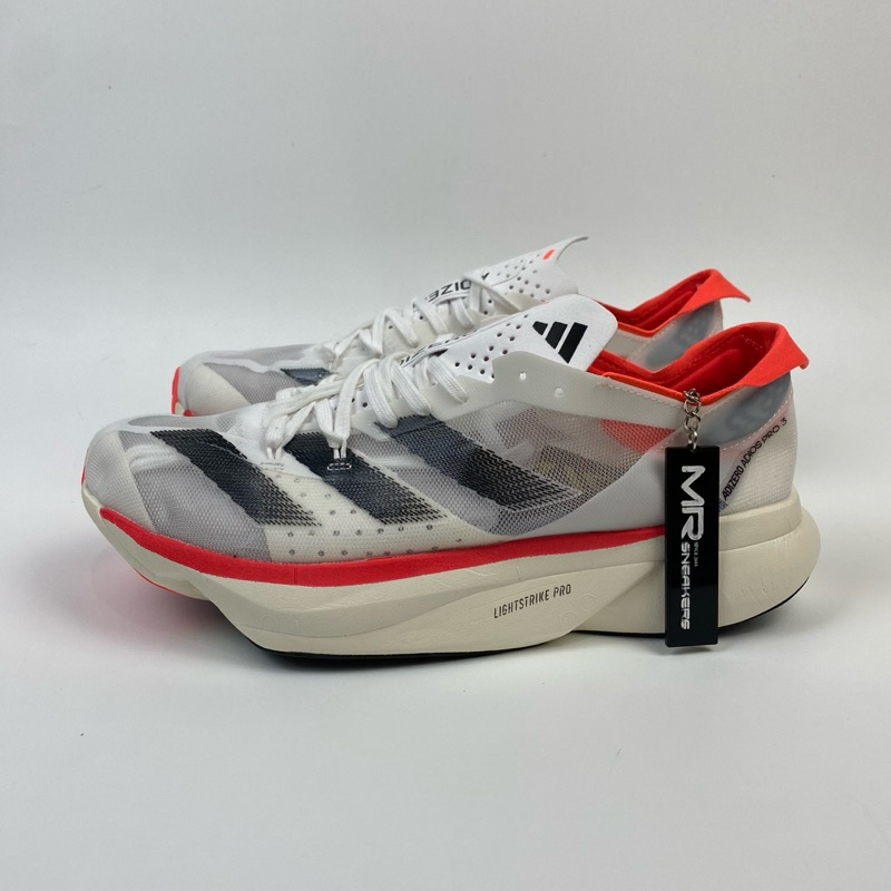 Jual ADIDAS ADIZERO ADIOS PRO 3 "CLOUD WHITE SOLAR RED" | Shopee Indonesia