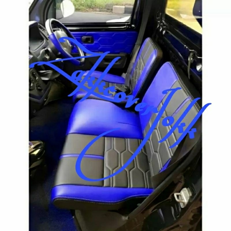 Jual sarung jok mobil grandmax pick up model tawon(FULL SET) | Shopee ...