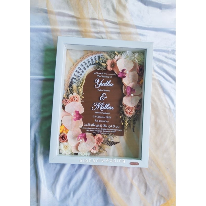 Jual elghaniwedding- Mahar Bingkai - Bingkai Mahar 30x40cm - Mahar ...