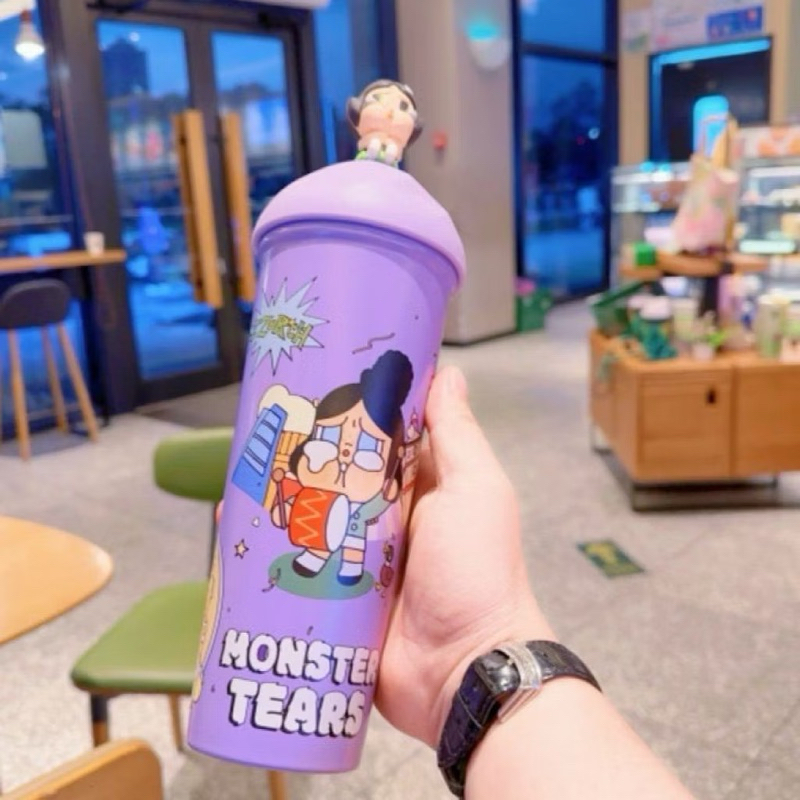 Jual Tumbler Labubu Cry baby Powerpuff girl UNGU | Shopee Indonesia