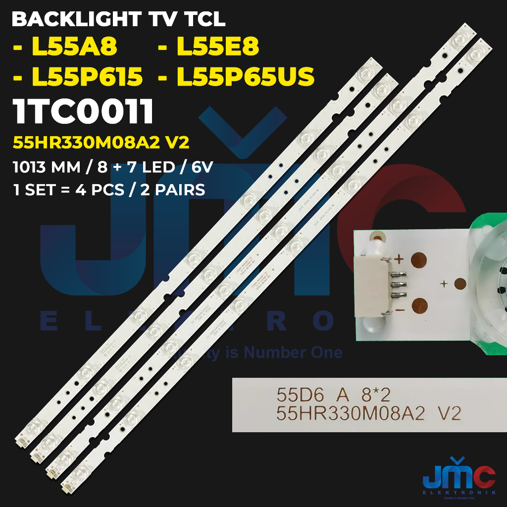 Jual Backlight TV TCL 55 Inch L55P615 55P65US 55E3 55A8 55HR330M08A2 V2 ...