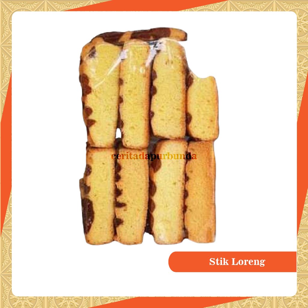 Jual Roti Kering Stik Loreng / bks ( camilan produk pasar tradisional ...