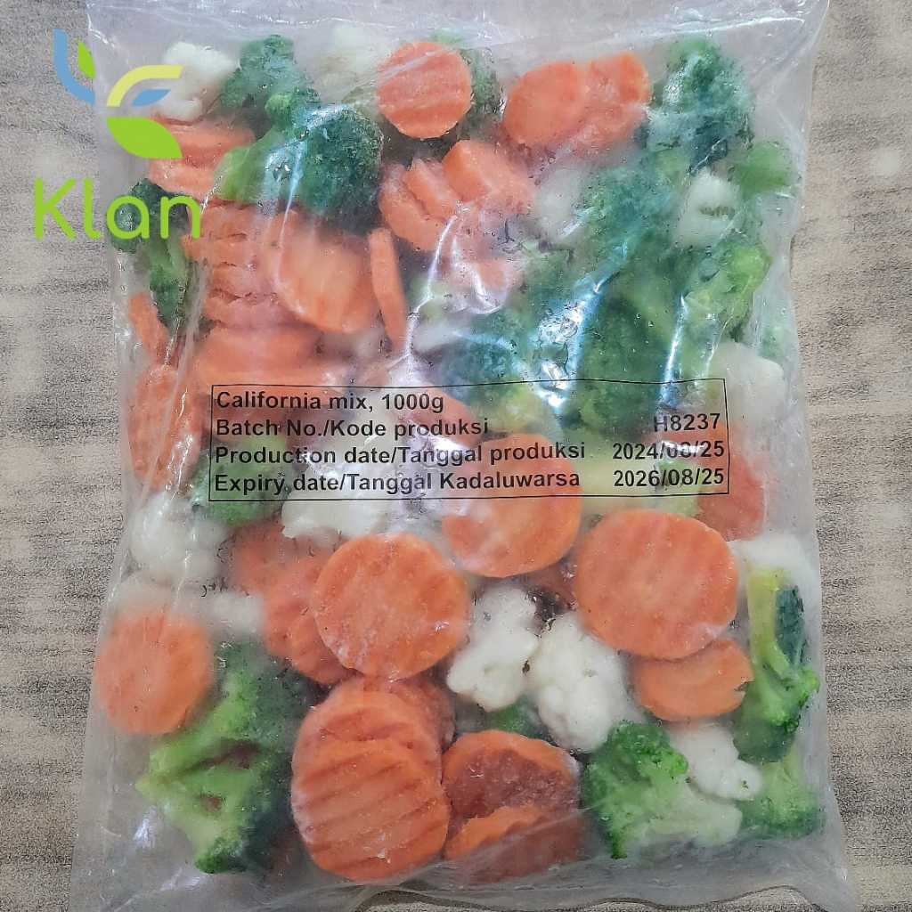 Jual SAYUR CALIFORNIA MIX 1KG / MIXED VEGETABLE /MIX VEGETABLES / SAYUR ...