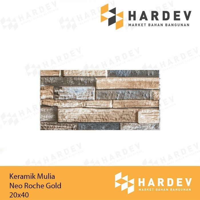Jual KERAMIK MULIA 20X40 NEO ROCHE STONE KW1 | Shopee Indonesia
