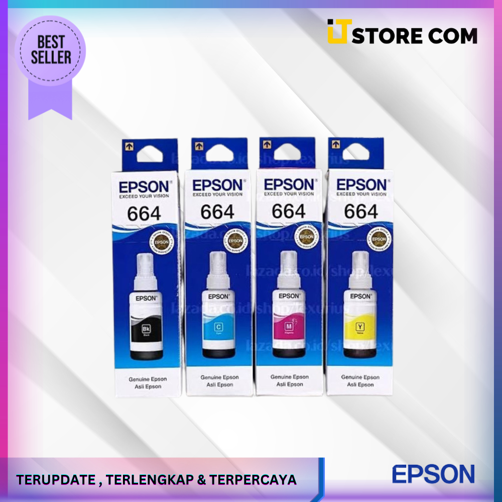 Jual TINTA EPSON 664 - ORIGINAL | Shopee Indonesia