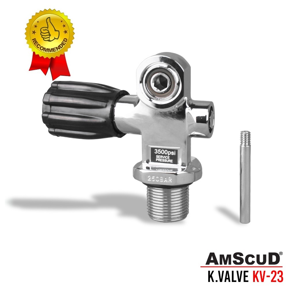 Jual K-Valve AMSCUD Kepala Tabung Selam Scuba Diving Tank KV-23 Thermo ...