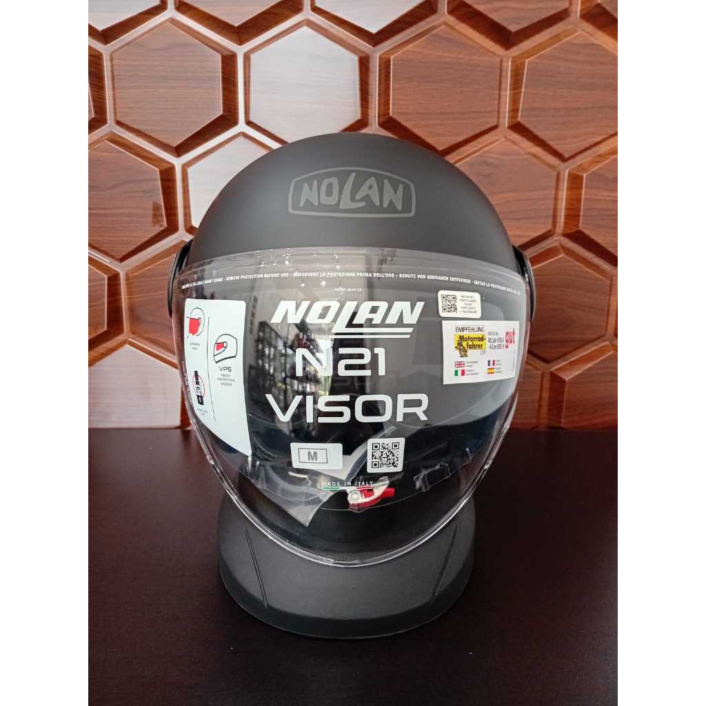 Jual Nolan N21 VISOR CLASSIC BLACK MATE | Shopee Indonesia