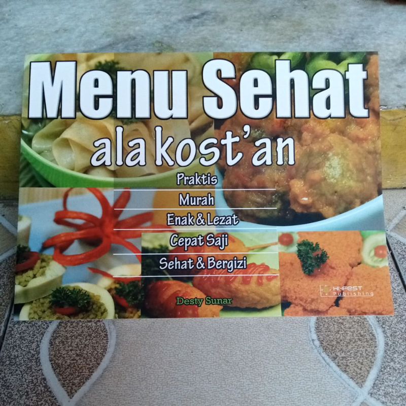 Jual Buku Masakan - Menu Sehat Ala Kost'an | Shopee Indonesia