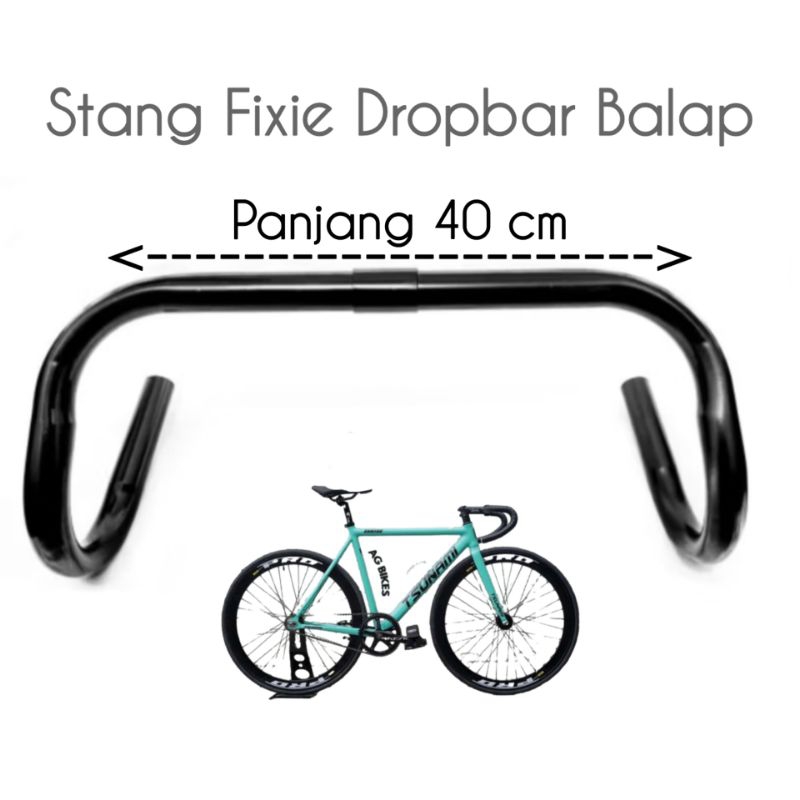 Jual Stang Sepeda Fixie Balap 25,4 Dropbar Original Pabrik | Shopee ...