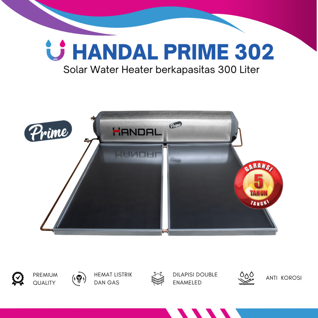 Jual Handal Solar Water Heater 302 Prime – Pemanas Air Tenaga Surya ...