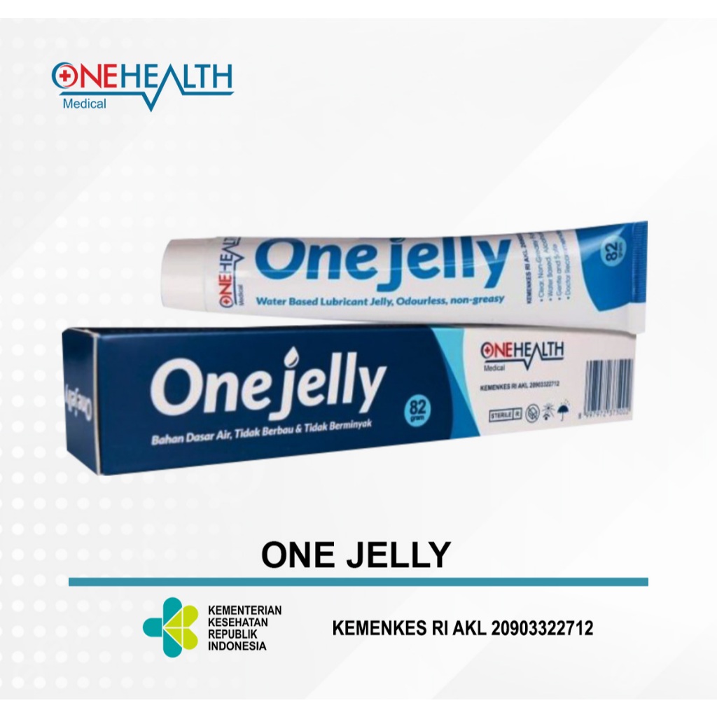 Jual One Jelly 82gr Lubricating Gel Pelumas Catheter Kateter One Jelly ...