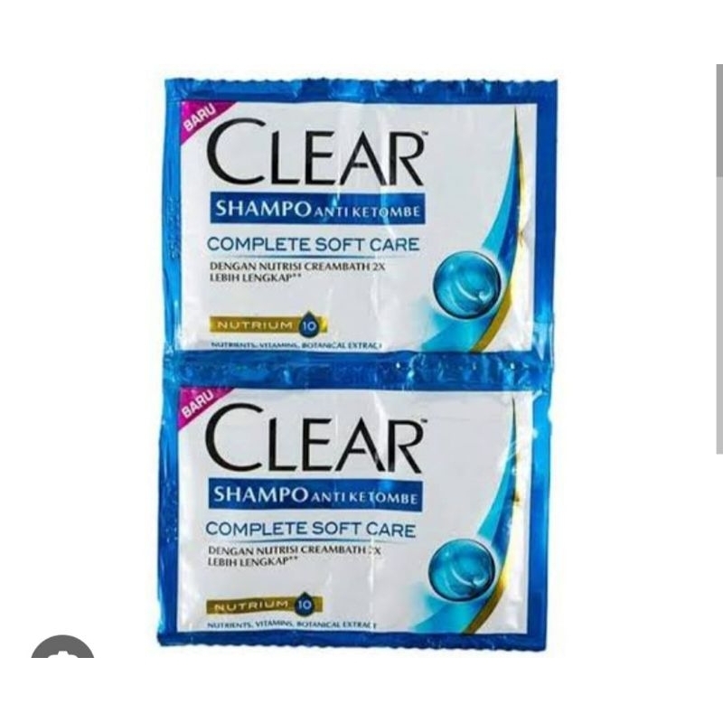 Jual Shampoo Clear Kemasan Sachet Renteng isi 12 pcs | Shopee Indonesia