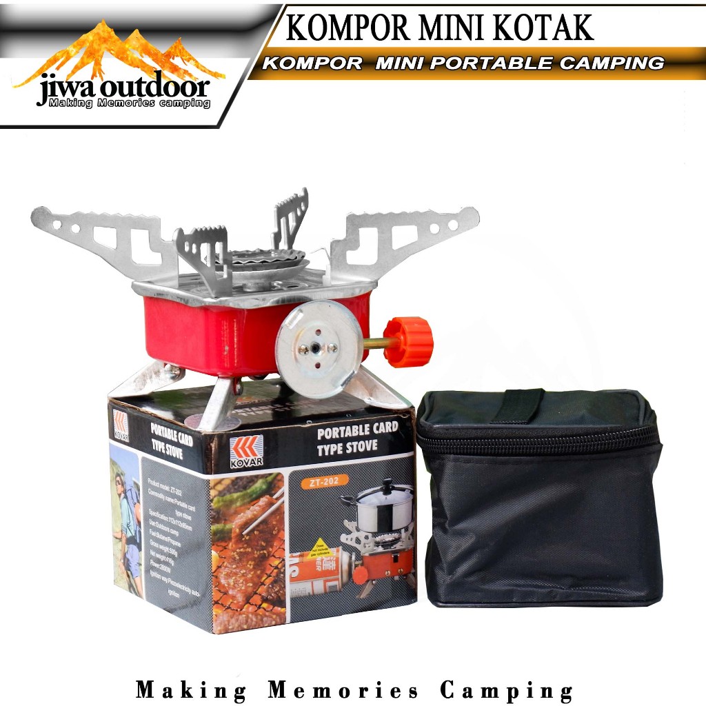 Jual kompor kotak mini portable kompor lipat outdoor camping kompor ...