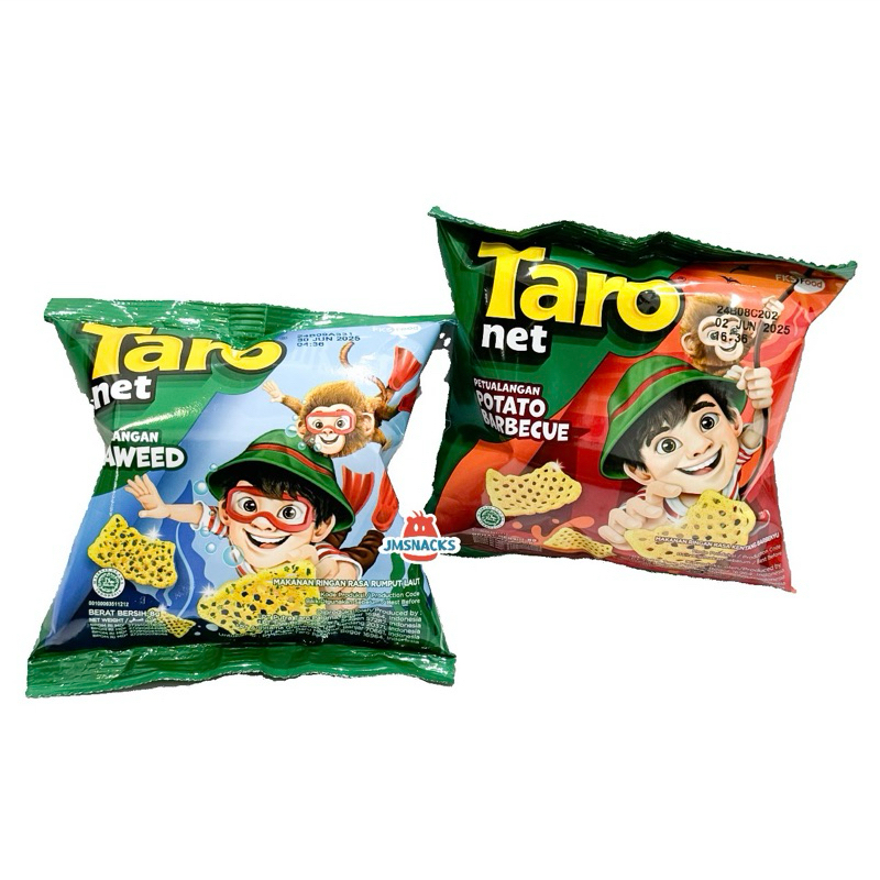 Jual [PROMO!!] Taro Net 8gr satuan - snack taro nikmat enak termurah ...