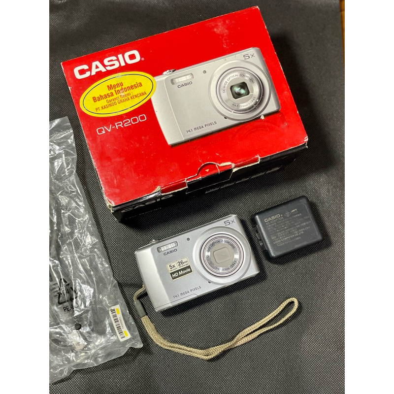 Jual casio qv r200 fullset box | Shopee Indonesia