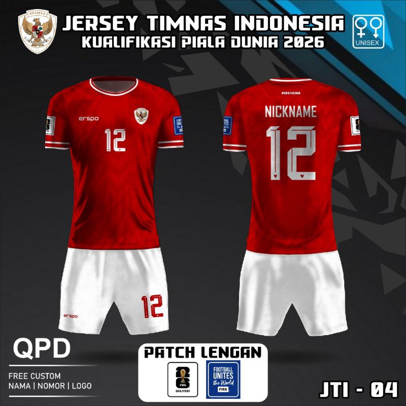 Jual setelan timnas indonesia kualifikasi piala dunia 2026 baju bola ...