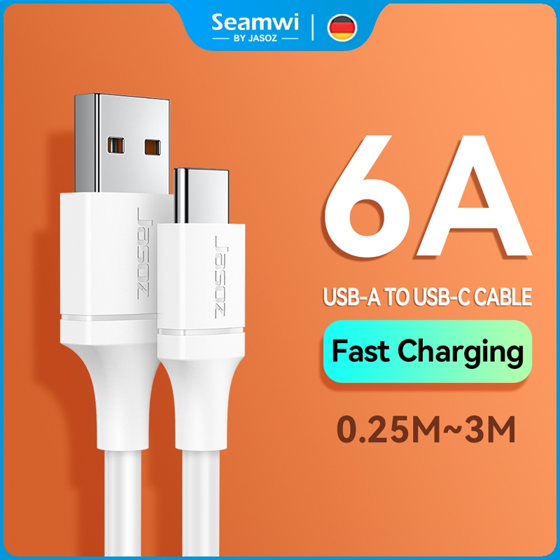 Jual Seamwi Kabel USB Type C To C 6A 66W Super Fast Charging Tipe C Quick Charge Cable Xiaomi ...