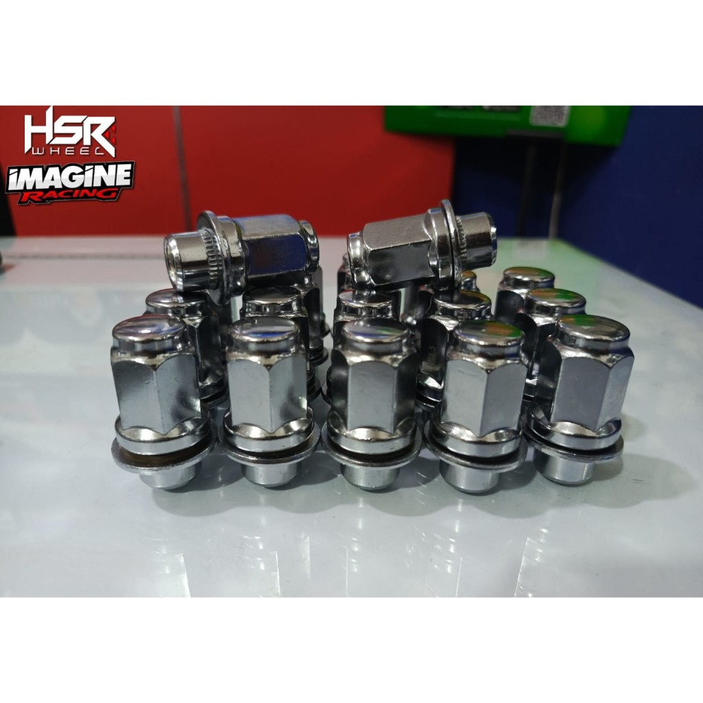 Jual BAUT MUR RODA MOBIL MODEL PAYUNG ATAU KUPING STANDAR APV DLL 12X1 ...