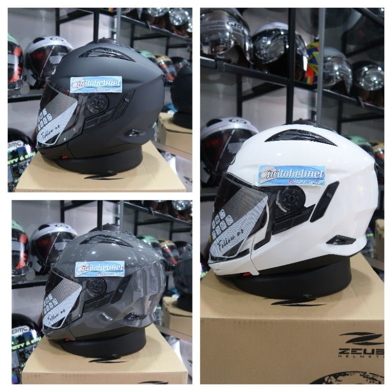 Jual Zeus 613C All Varian 2Visor Modular | Shopee Indonesia