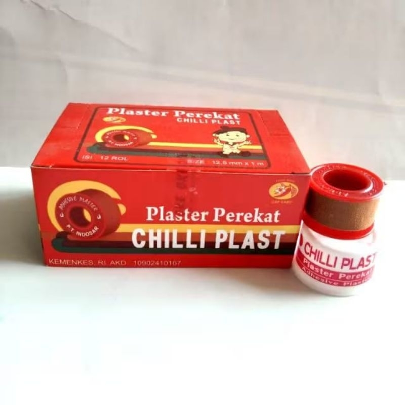 Jual Chilli Plast 1,25 cm x 1 m / Plester Kain | Shopee Indonesia