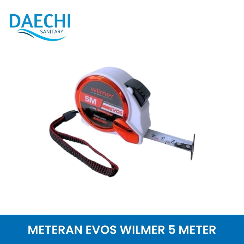 Jual Meteran Wilmer 5 M / Meteran Tukang Perkakas 5 Meter Auto Stop ...